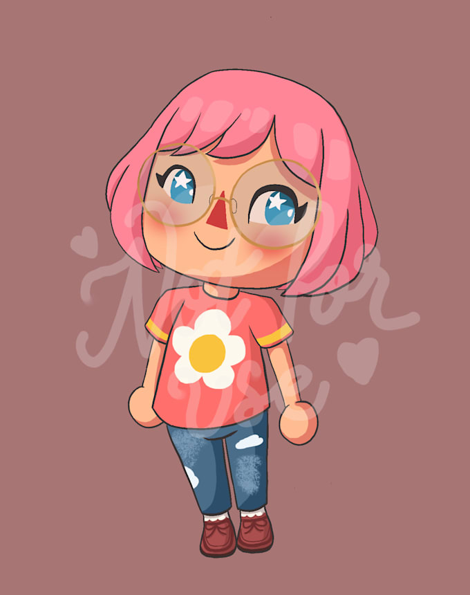 Draw chibi and animal crossing commissions by Fenneca | Fiverr