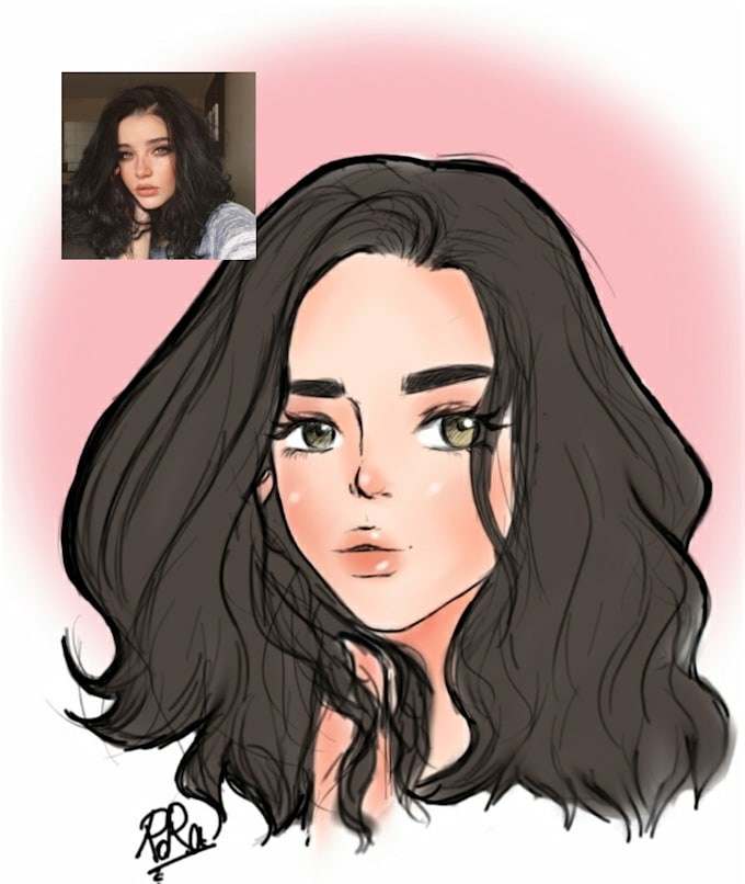 Draw you in my cartoonish , animated style by Ro0ora | Fiverr