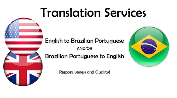 Translate english to brazilian portuguese and vice versa by ...