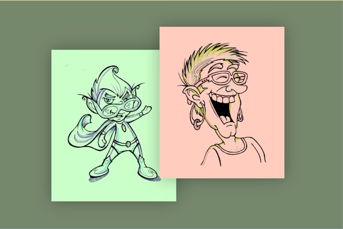 Create premium mascot or cartoon character logo design by Studioawest ...