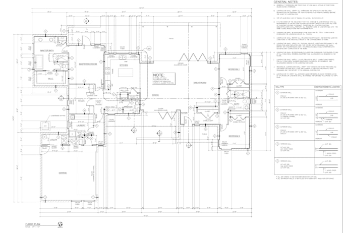 Create a set of construction drawings for a state permit by ...