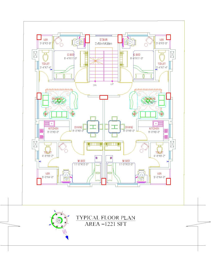 Convert your pdf or jpeg drawing to autocad drawing dwg file by Sharif95islam | Fiverr