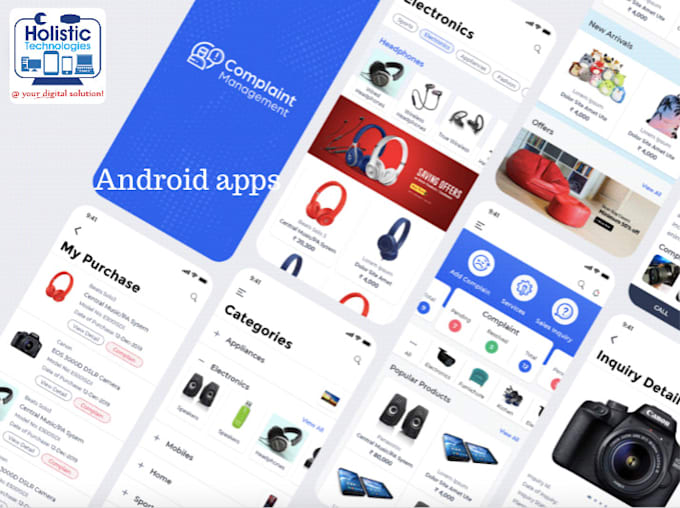 Develop android mobile apps in android studio java or kotlin by ...
