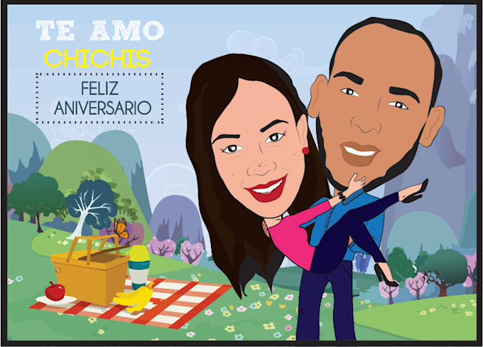 Create a funny bobblehead cartoon for you by S_rondon | Fiverr