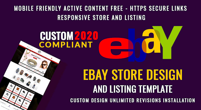 Create ebay store and listing template design responsive by Trusha12 ...
