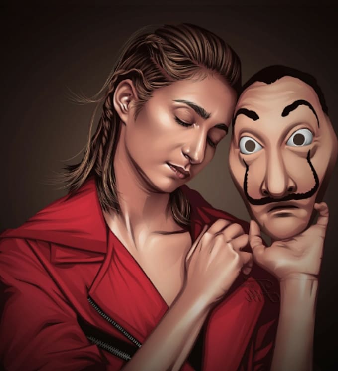 Do realistic digital cartoon selfie by Bollyjay2020 | Fiverr