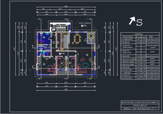 Make architectural drawings in autocad by Elma_g | Fiverr