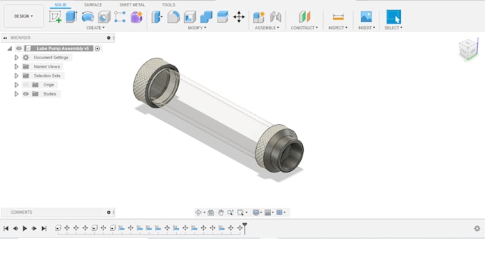 Make a 3d model and blueprint of a part by Jacobfroese747 | Fiverr