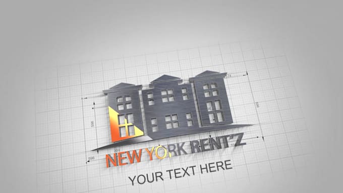 Make 4k 3d real estate architect logo intro animation by Elvinwalker ...