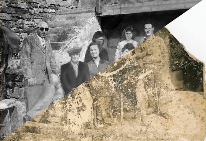 Restore your old scanned photo by Nudessi | Fiverr