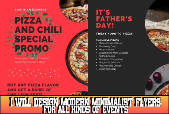 Design modern minimalist flyers for all kinds of events by Designersg19 ...