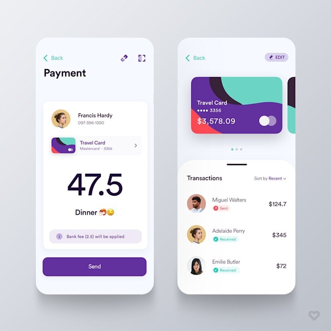Design a modern web, app and mobile ui by Uidesignloop | Fiverr