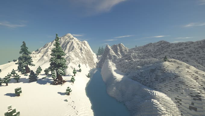 Create custom minecraft landscape for you by Dahwolfie | Fiverr