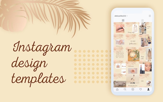 Design your nice attractive instagram profile by Aleksashka222 | Fiverr