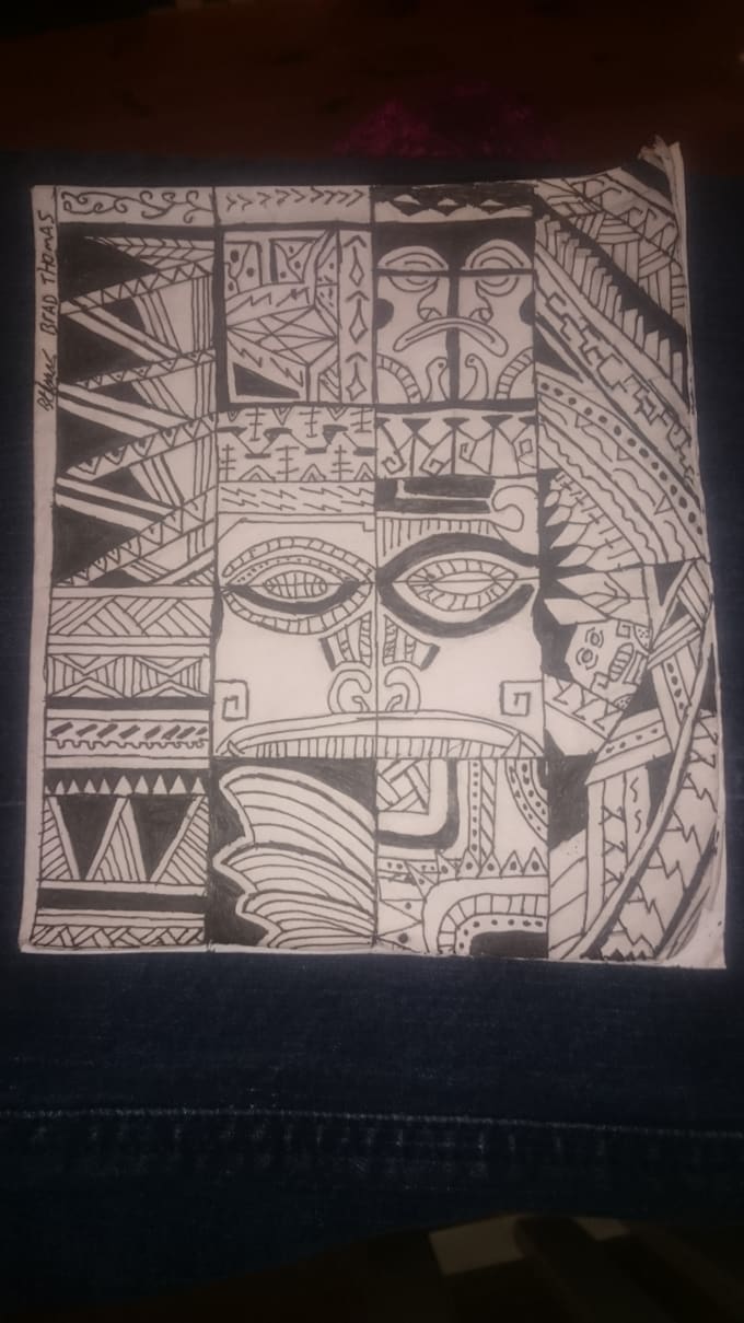 Samoan tattoo design or samoan art pieces by Bthimas | Fiverr