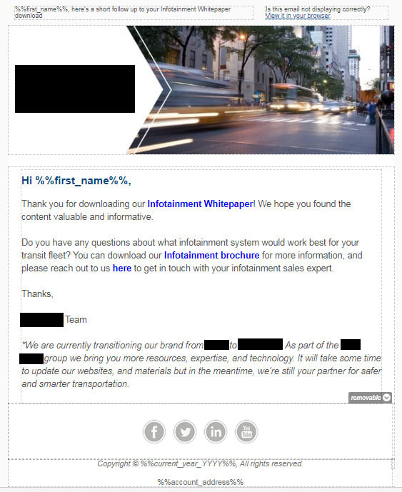 Create an editable pardot email template by Juliuswalczy | Fiverr