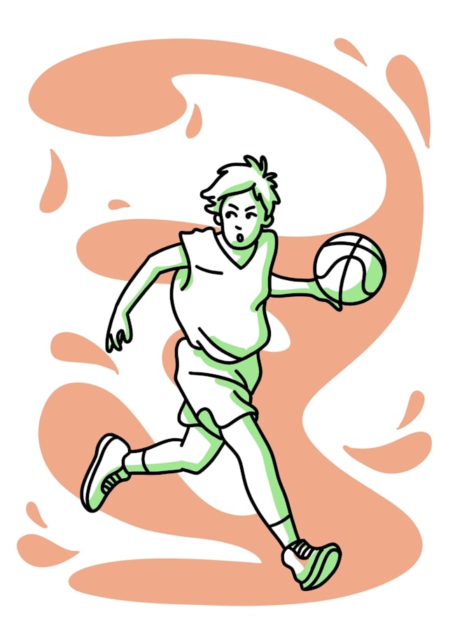 Design a unique line art illustration for your need by Hedri2705 | Fiverr