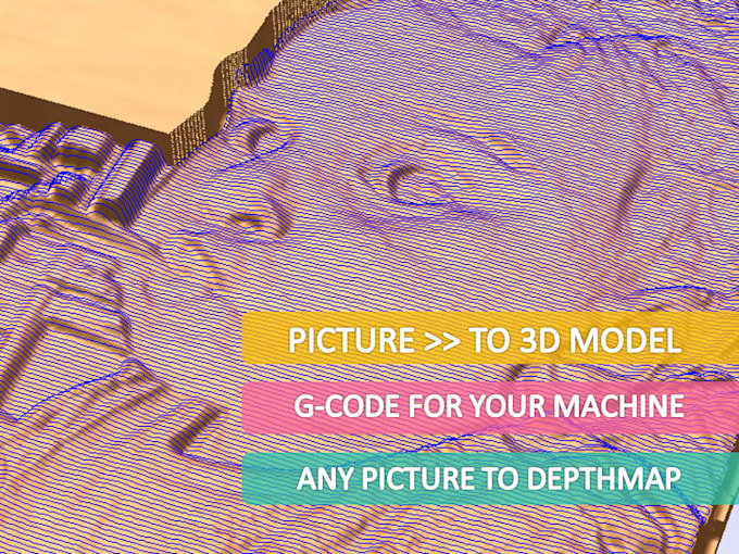 Create g code from picture, vector, 3d model by Raminirel | Fiverr