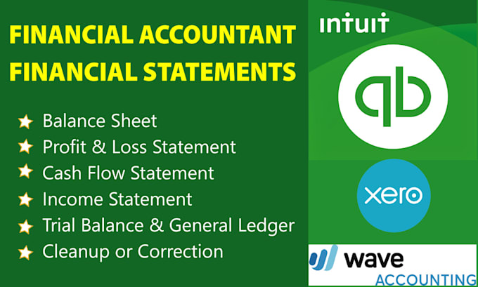 Do balance sheet, profit and loss using qbo, xero, excel by Mayna9349 ...