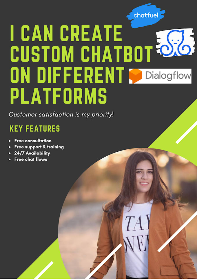 Build chatbot using manychat, chatfuel and dialogflow by Hajrakhan843 | Fiverr