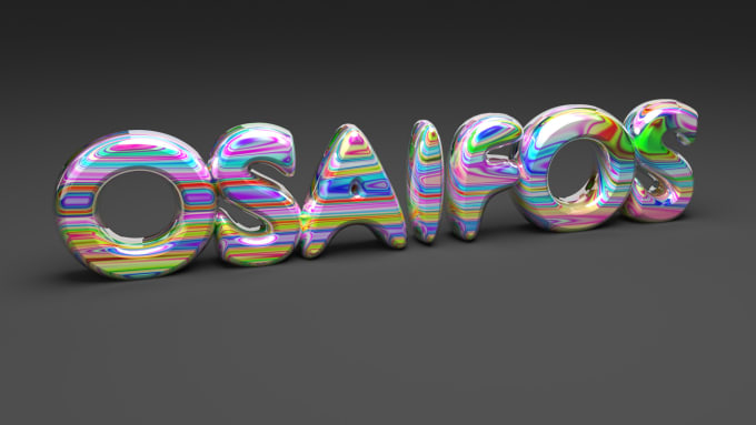 Design your name in 3d by Youtuper | Fiverr