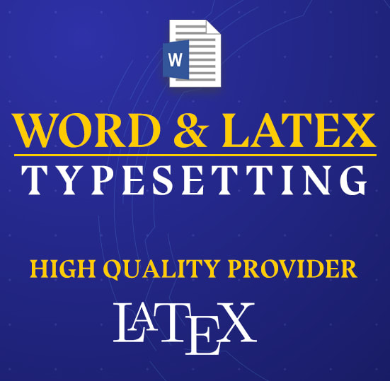 Type your document to pdf format using latex by Amildaniel | Fiverr