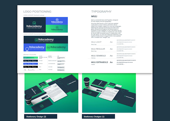 Create a brand guide and brand style scape for your brand by Mayorima ...