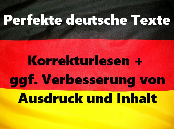Proofread your german text korrekturlesen by Korrektur_chris | Fiverr