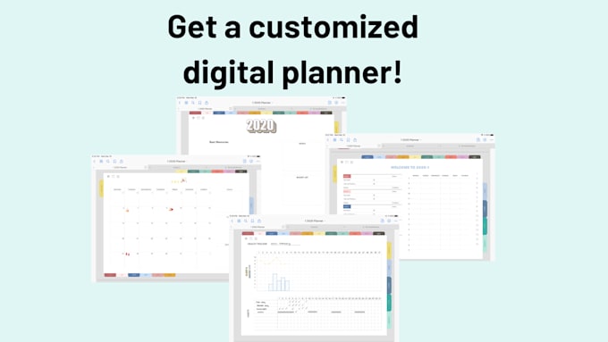 Create a customized digital planner based on this design by Lara0707 ...