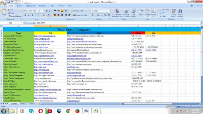 Do all types of web research job by Marufpathan | Fiverr