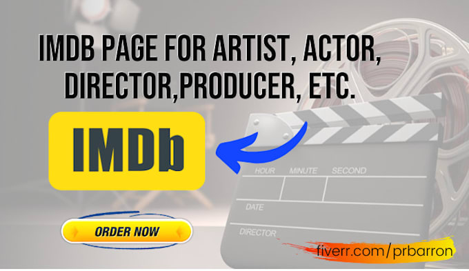 Create new imdb page by Prbaron | Fiverr
