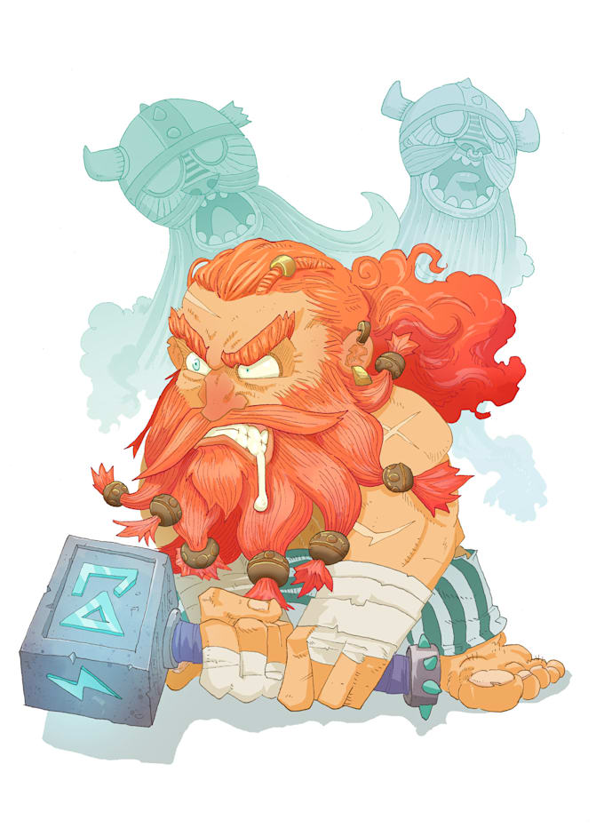 Draw rpg illustrations for your character or party by Fred_green | Fiverr