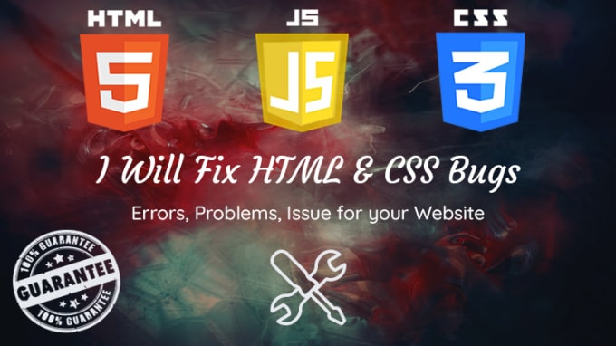 Fix html and css bugs by Maulikakbari | Fiverr