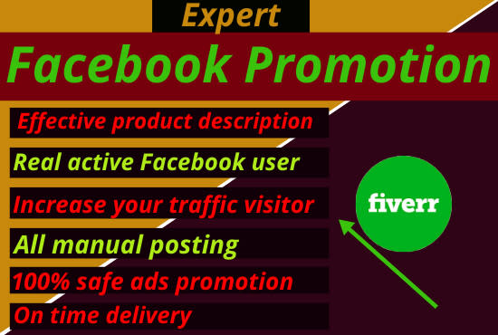 Do your facebook promotion and social media marketer by Abdussalam721 ...