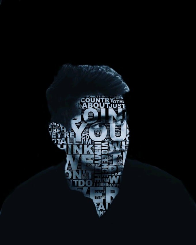 Make your face covered with text, image, texture, anything by ...