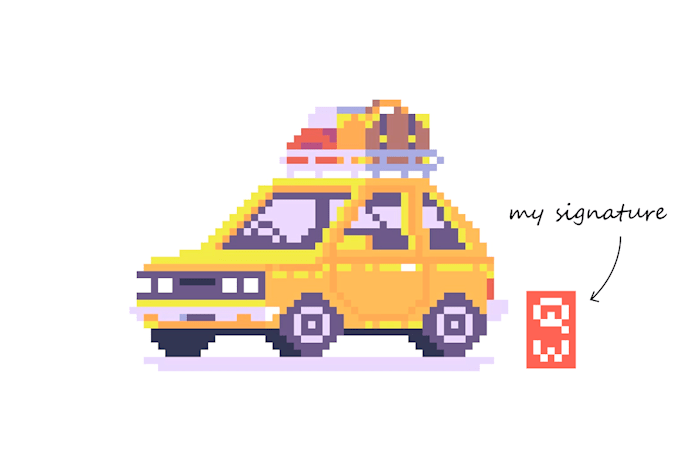 Draw pixel art of your car in my cute little style by C2_studio | Fiverr