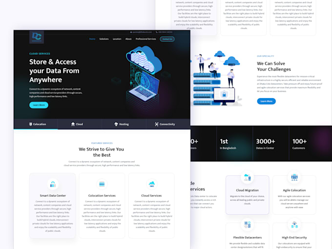 Design responsive web uiux psd template by Zahra_zamin | Fiverr