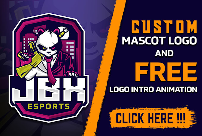 Create unique mascot logo esport and free intro animation by Sgsdesignn ...