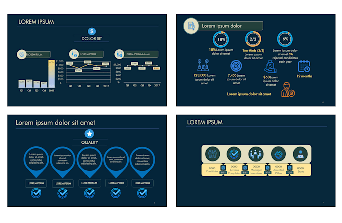 Create data visualization for your powerpoint by Edz_graphics | Fiverr
