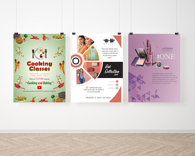 Make creative and modern posters for your business by Nabiasalman | Fiverr