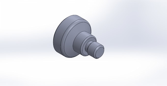 Design 2d drawings and 3d cad model of a basic part in solidworks by ...