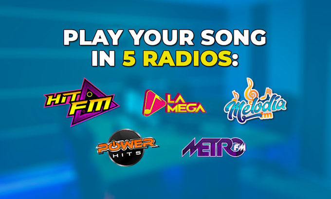 Promote and play your song in 5 leading radios by Omar909_ | Fiverr
