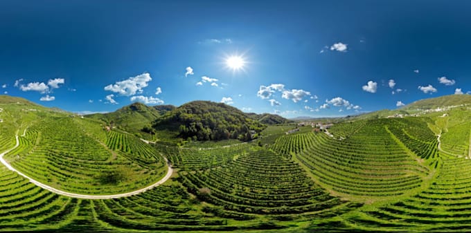 Stitch and edit 360 panorama images by Pierobortolot | Fiverr