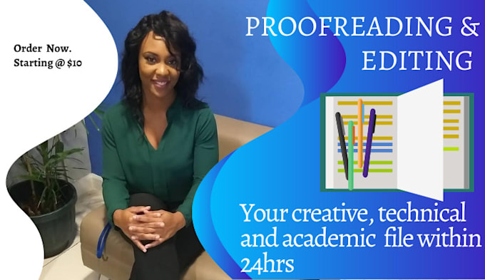 Proofread technical and academic files within 24 hrs
