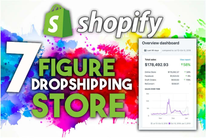 Build 7 figure shopify store, shopify website or dropshipping store by ... Build 7 figure shopify store, shopify website or dropshipping store by ...
