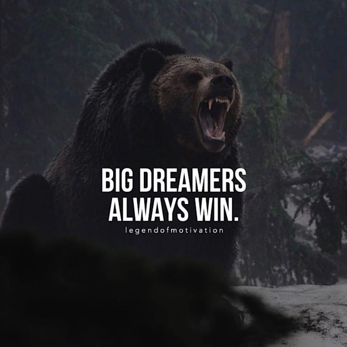 Design badass cool instagram motivational quotes post by Rnavellio | Fiverr