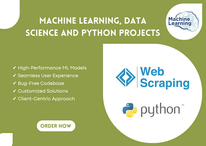 Do web scrapping and machine learning projects by Syedjunaidal235 | Fiverr