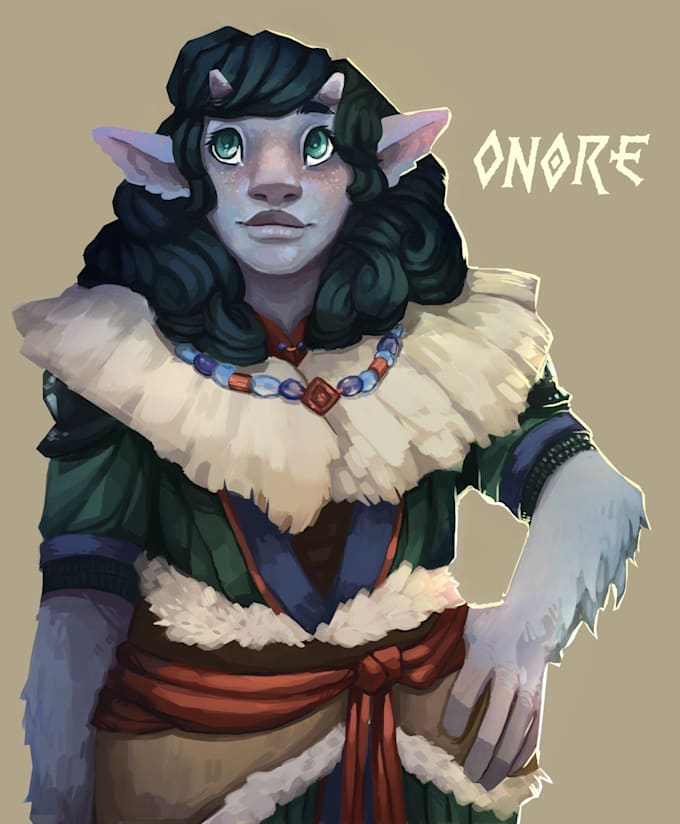 Illustrate your characters in a painterly style by Kamocha | Fiverr