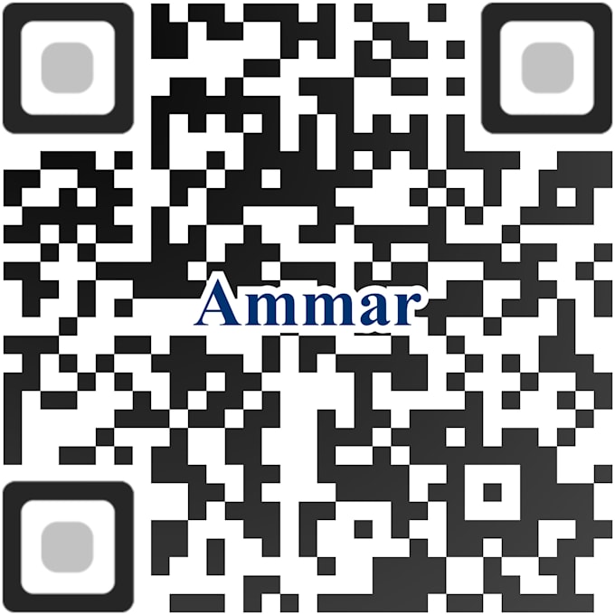Qr codes with name and logo by Ammar999999 | Fiverr