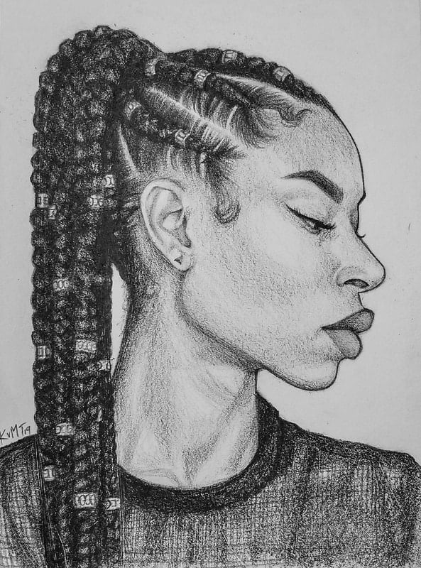 Draw a traditional graphite portrait from your photo by Kvmtart | Fiverr